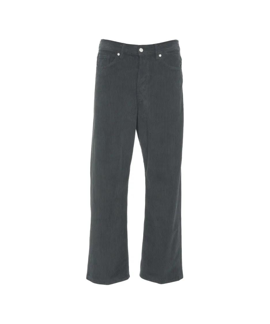 Nine In The Morning Corduroy Wide-Leg Trousers With Classic Five-Pocke ...