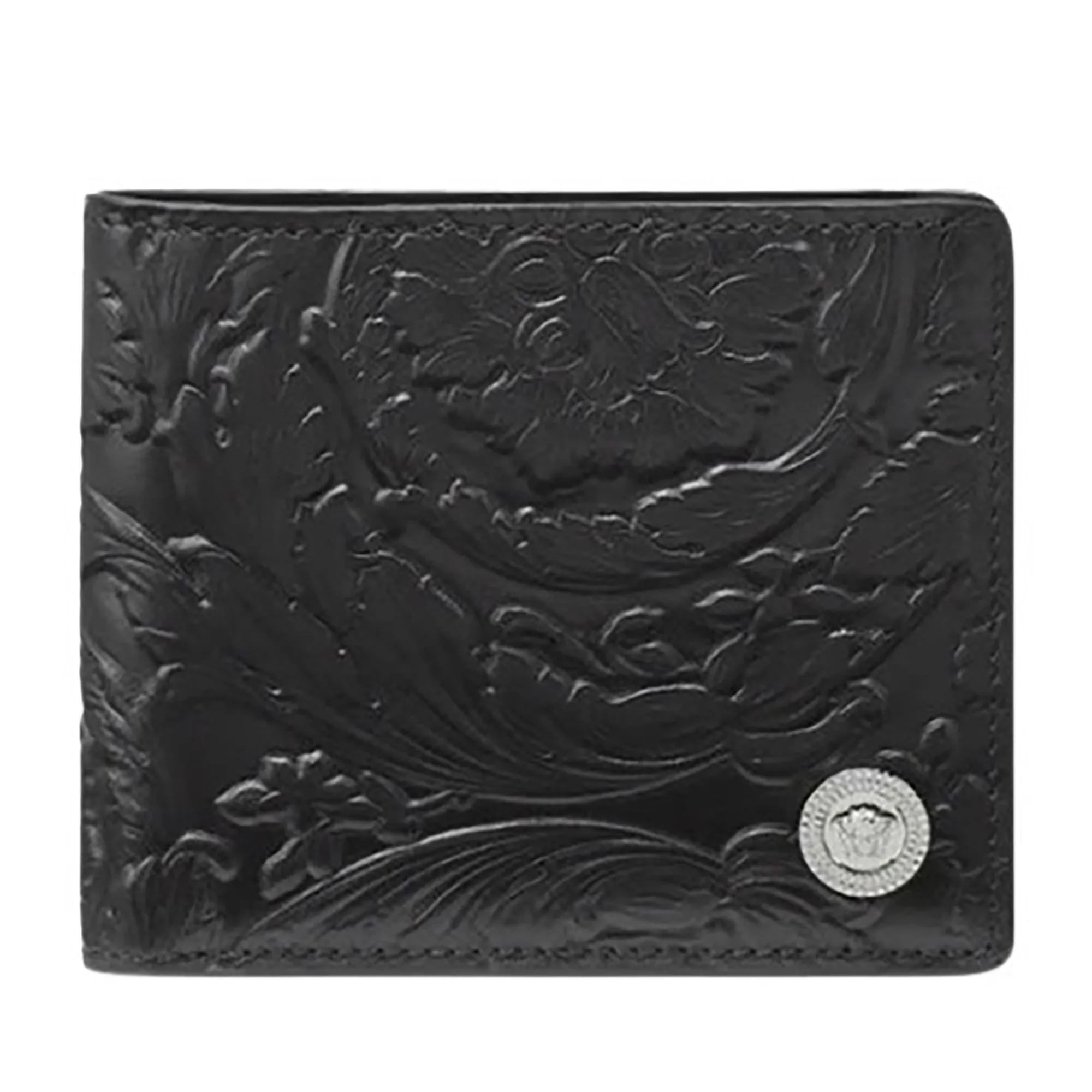 Versace Medusa Biggie Barocco Wallet Black | Portemonnee