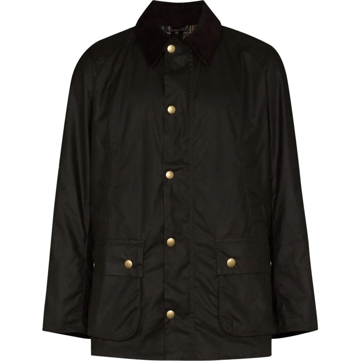 Barbour ashby wax jacket black schwarz Daunenjacken