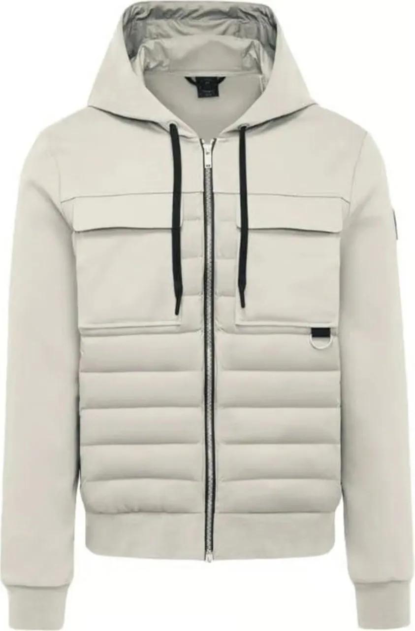 Moose Knuckles Air Down Explorer Zip Up Plaster weiß | Daunenjacken