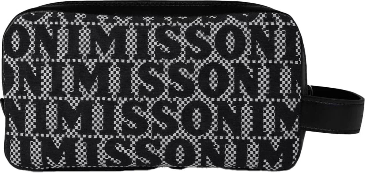 Missoni Logo Clutch Bag schwarz | Tote