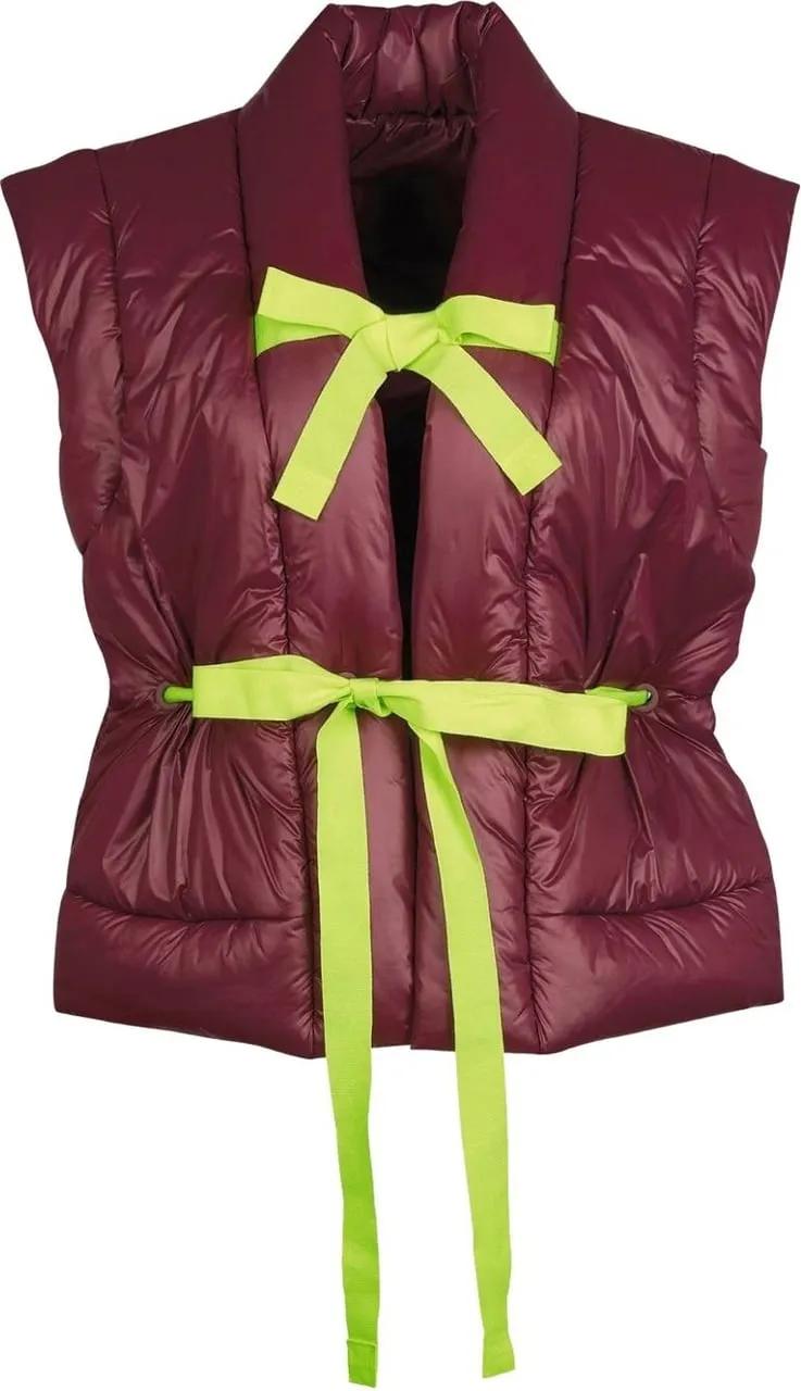 Barbour X Roksanda Arna Shine Gilet Jacket rot | Overgangsjas