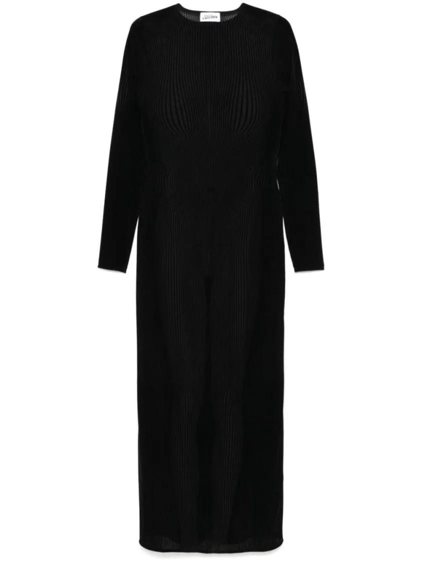 Jean Paul Gaultier Morphing Maxi Dress Black