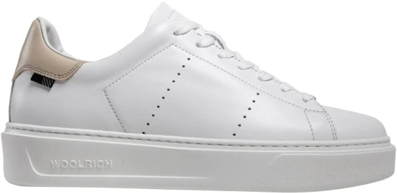 Woolrich Classic White Sneaker Beige beige | Low-Top-Sneaker