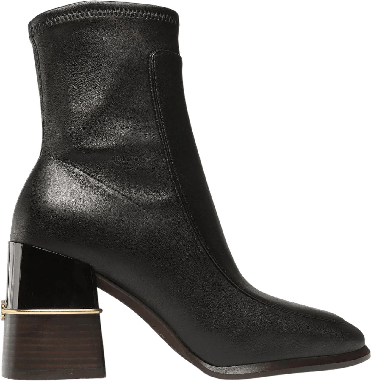 Tory Burch Tronchetti Multi Logo Strech Boot schwarz | Stiefel