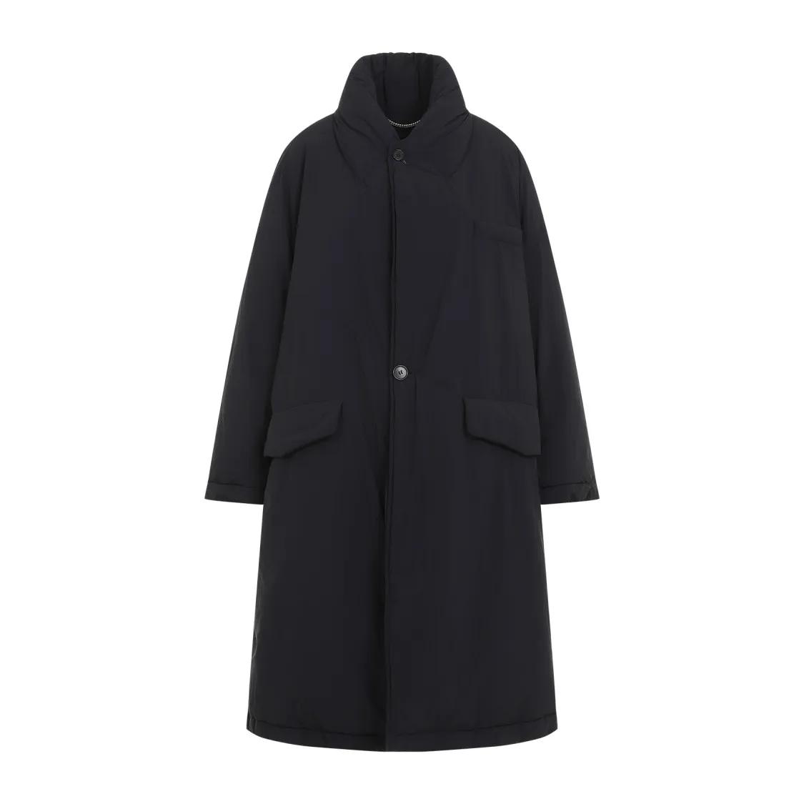 Maison Margiela Polyamide Coat Black