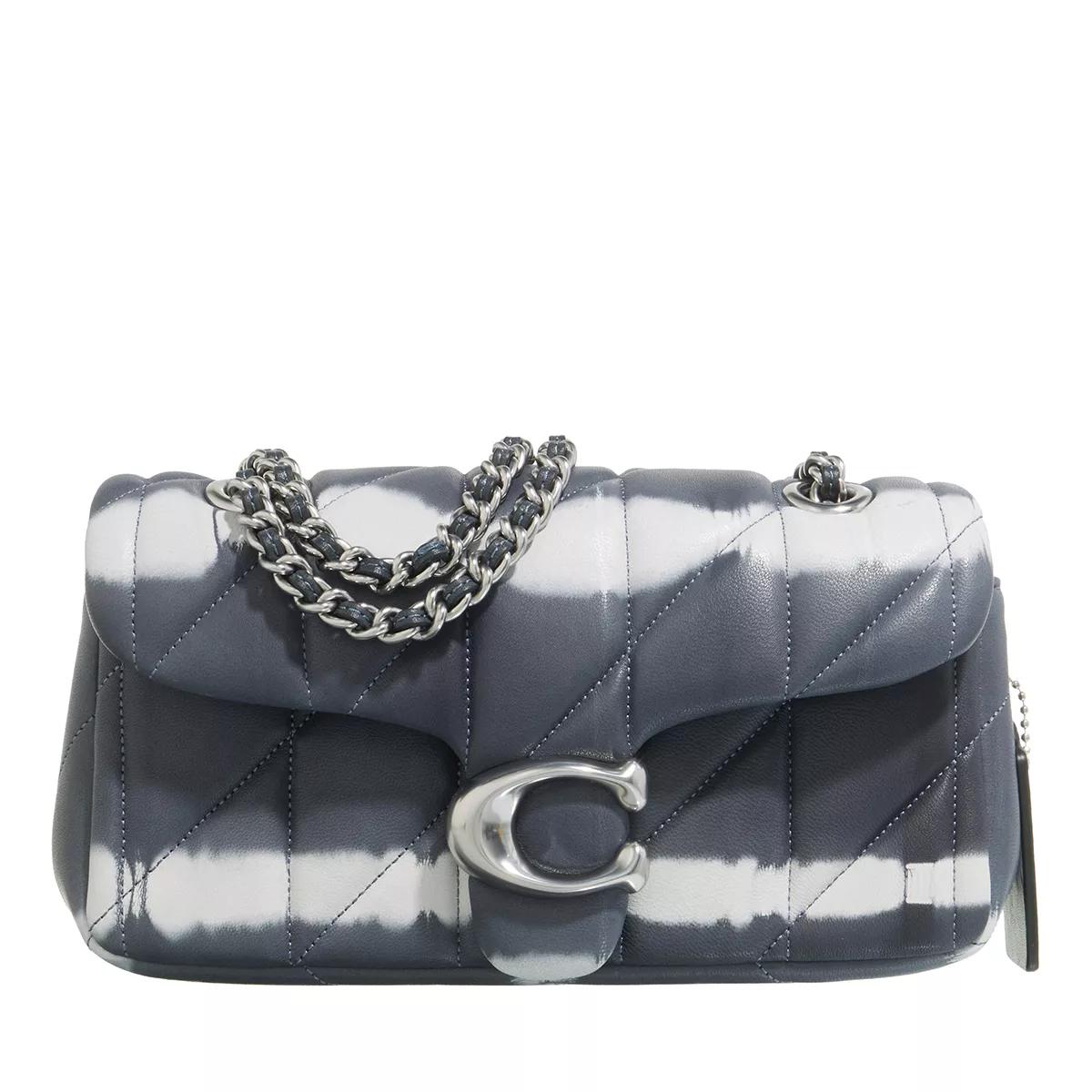 Coach Quilted Tie-Dye Tabby Shoulder Bag 20 With Chain Midnight Navy ...