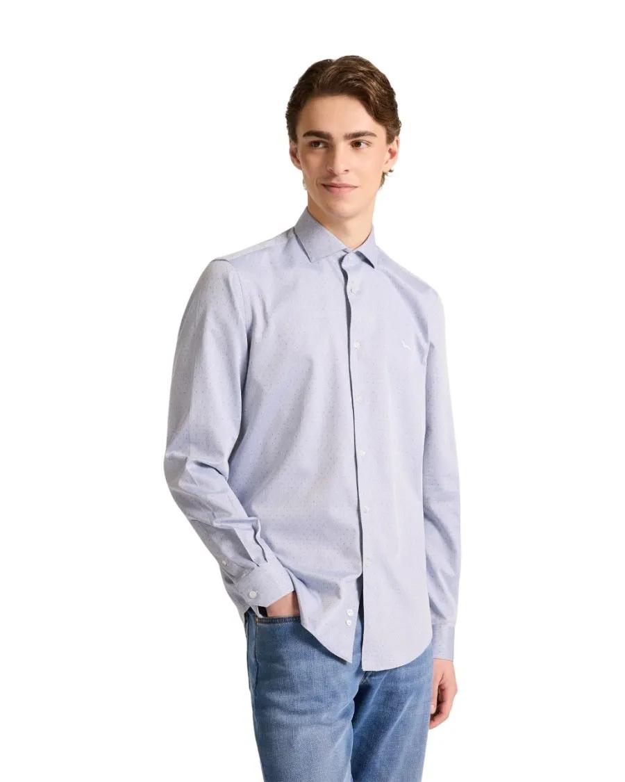 Harmont & Blaine Tailored Light Blue Shirt White | Hemd
