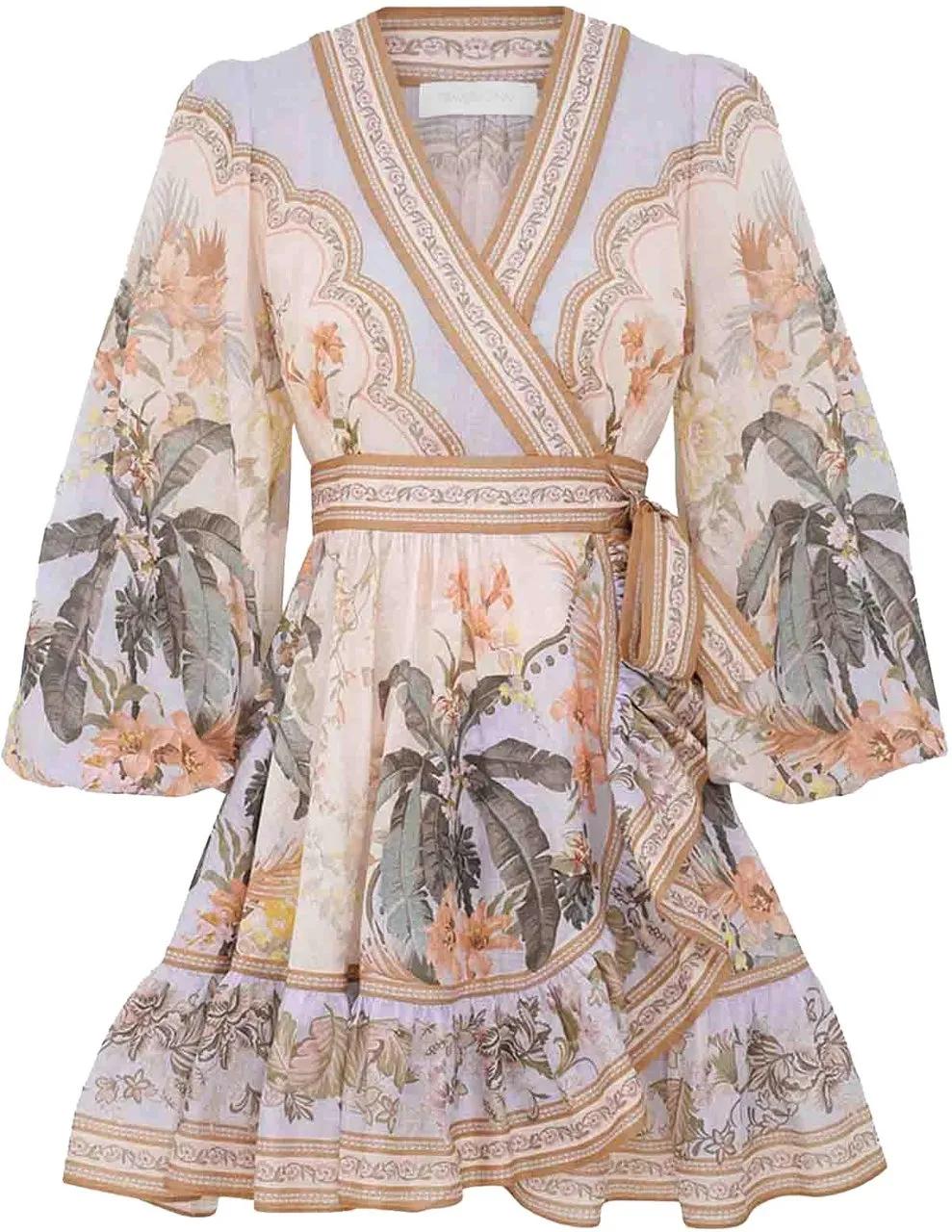 Zimmermann Wylie Mini Dress mehrfarbig | Midi-Kleider