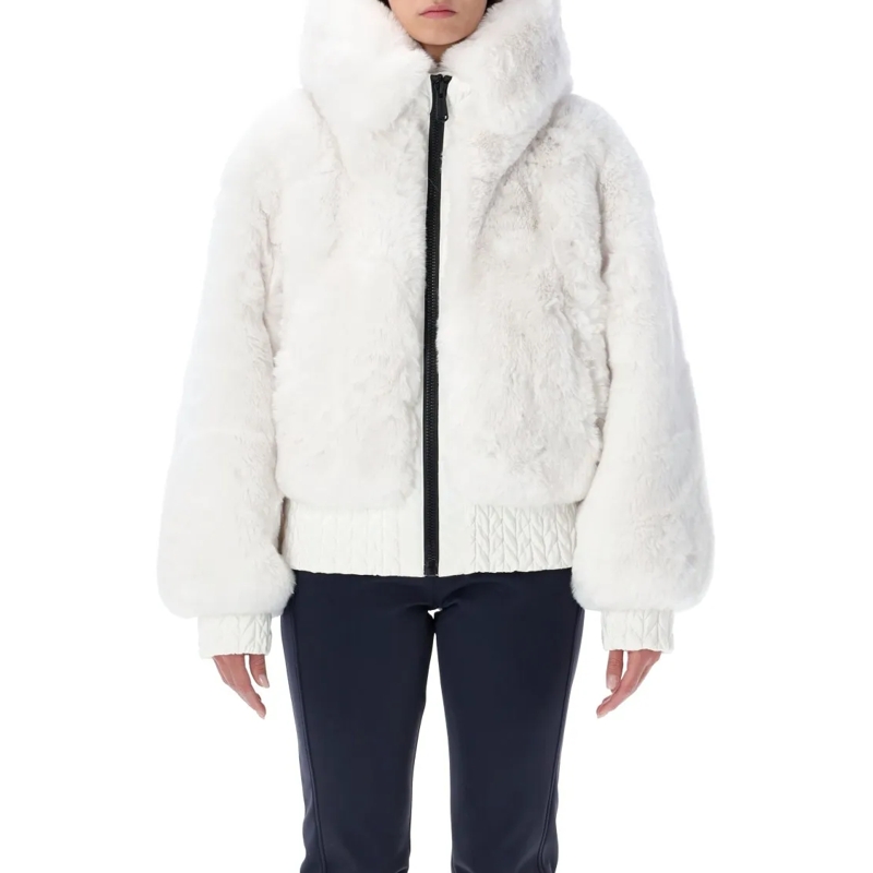 GOLDBERGH Indira Eco Fuir White | Shearling-Jacke