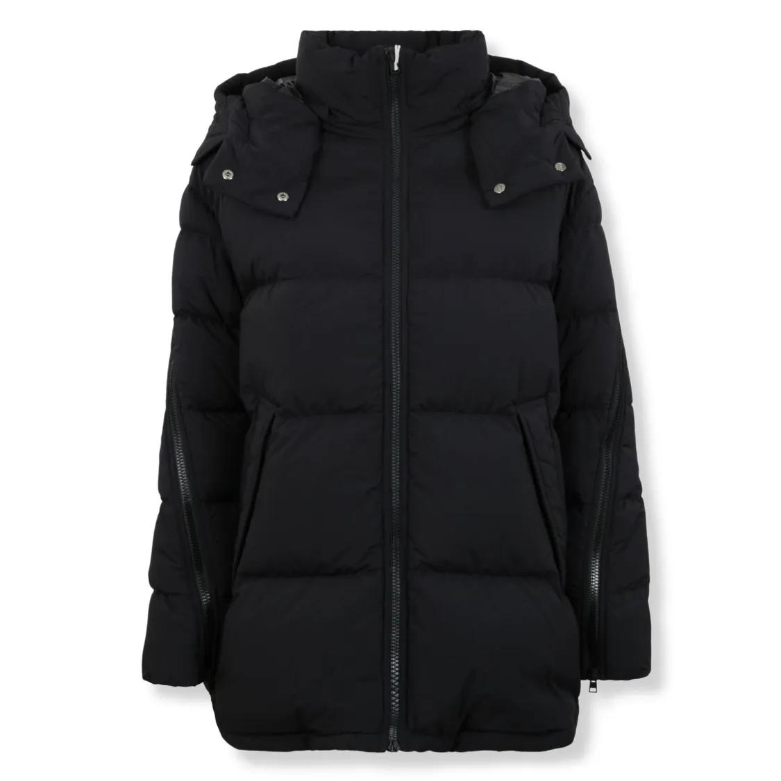 Herno Quilted Puffer Jacket With High Collar Black