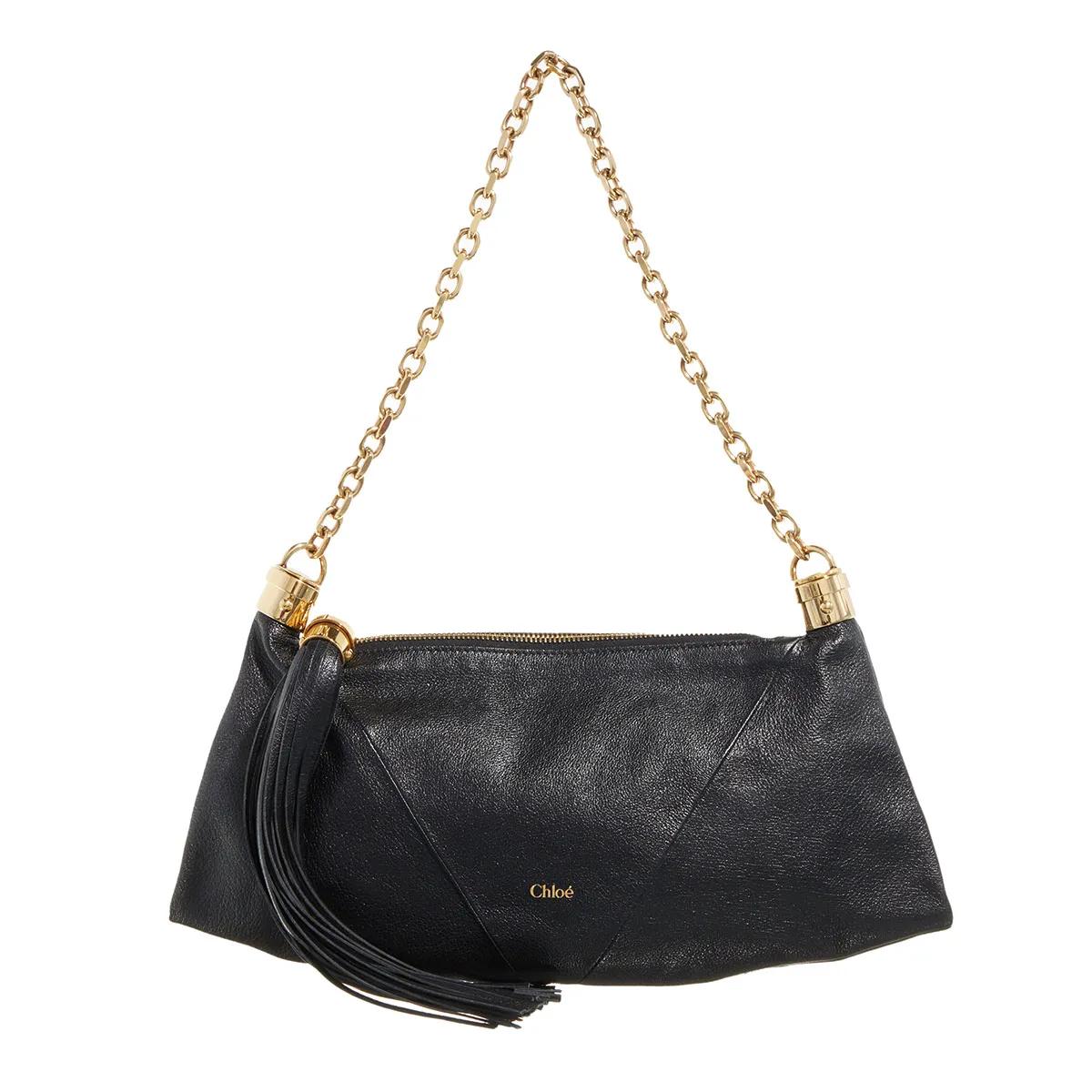 Chloé Foulard Black | Shoulder Bag