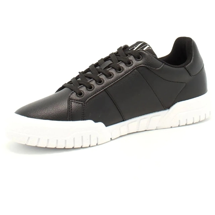 Armani exchange sneakers black store
