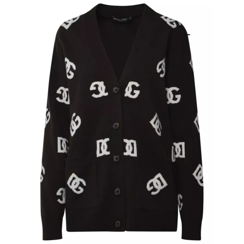 Dolceandgabbana Cardigan Logos Black
