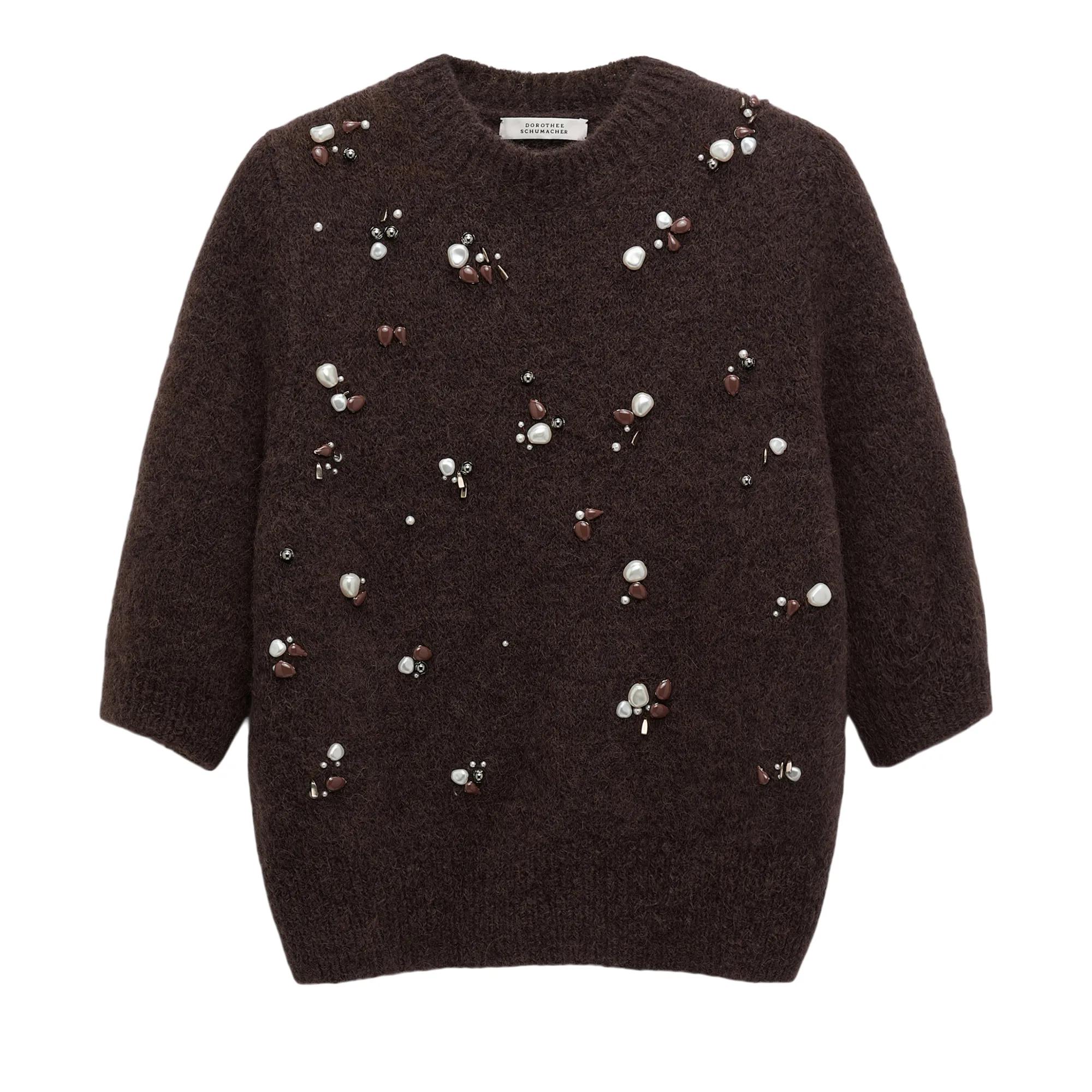 Dorothee Schumacher LOVING TOUCH pullover black chocolate | Pullover