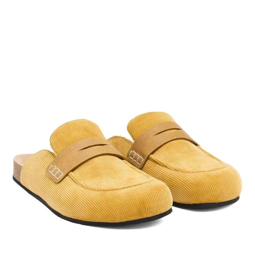 J.W.Anderson JW ANDERSON Mules aus Kord mehrfarbig Loafer
