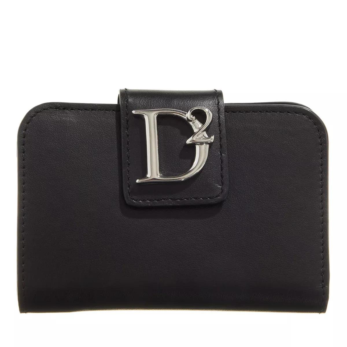 Dsquared2 Small Wallet Vitello Black | Bi-Fold Wallet