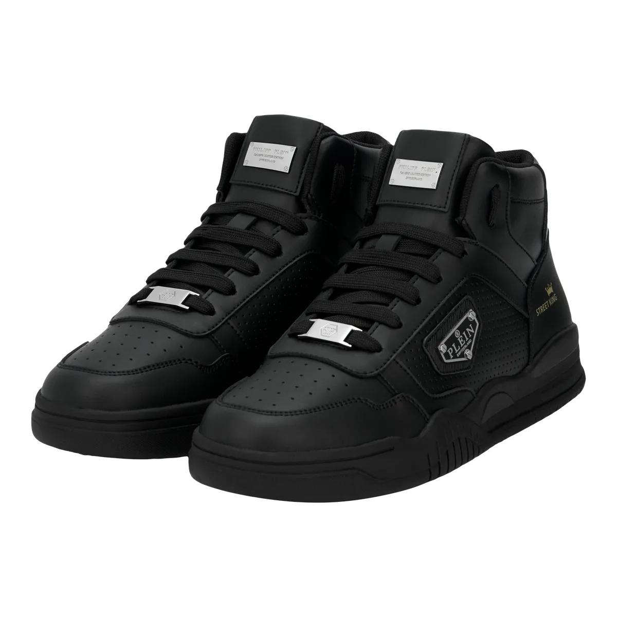 Philipp Plein Mid-Top Turnschuhe Street schwarz | Low-Top-Sneaker