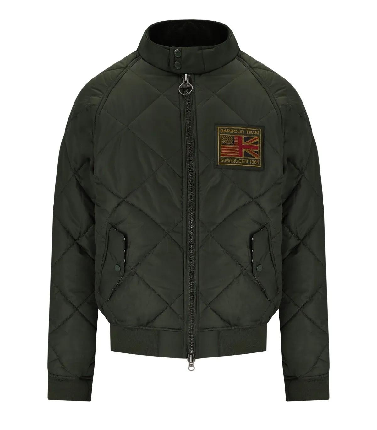 Barbour BARBOUR INTERNATIONAL MERCHANT SALBEIGRUNE JACKE grun
