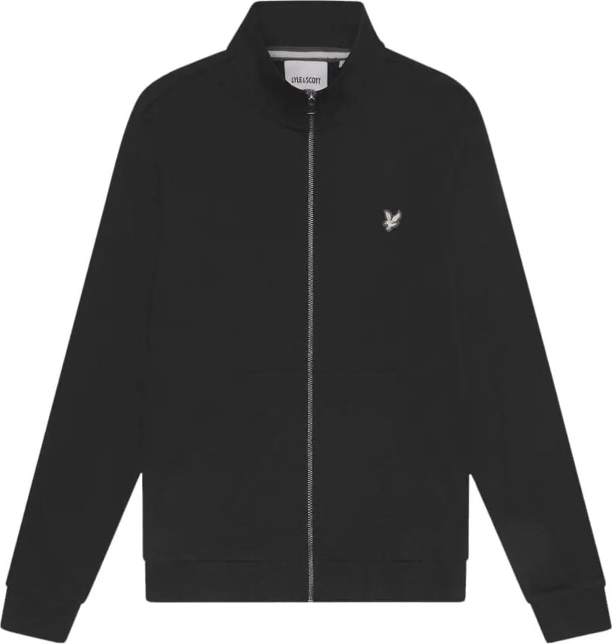 LYLE & SCOTT Lyle&scott Diagonal Weave French Terry Zip Through schwarz ...