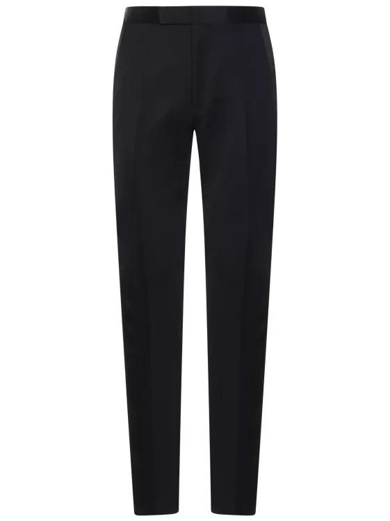 Tom Ford Black Wool Blend Trousers Black | Hosen