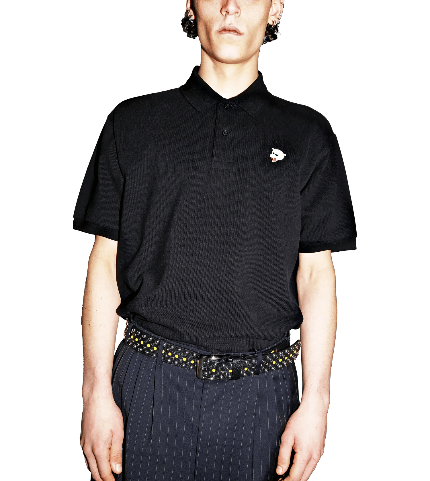 OORSTUDIO Peter Polo BLACK BLACK | Polohemd