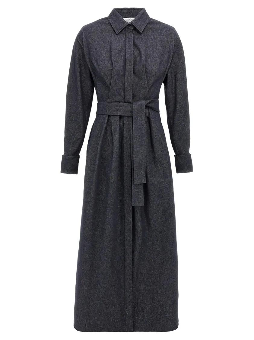 Max Mara 'Aller' Dress Blue | Midikleid