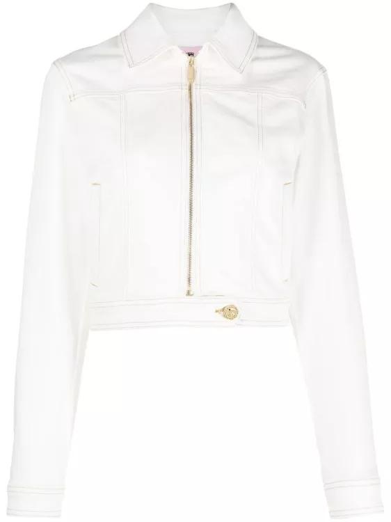 Chiara Ferragni White Cropped Jacket White