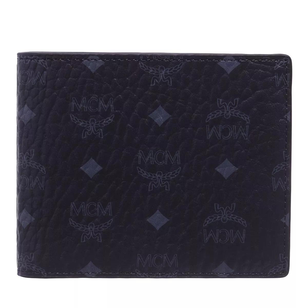 MCM Aren Visetos Original Bifold Wallet Black | Bi-Fold Portemonnee