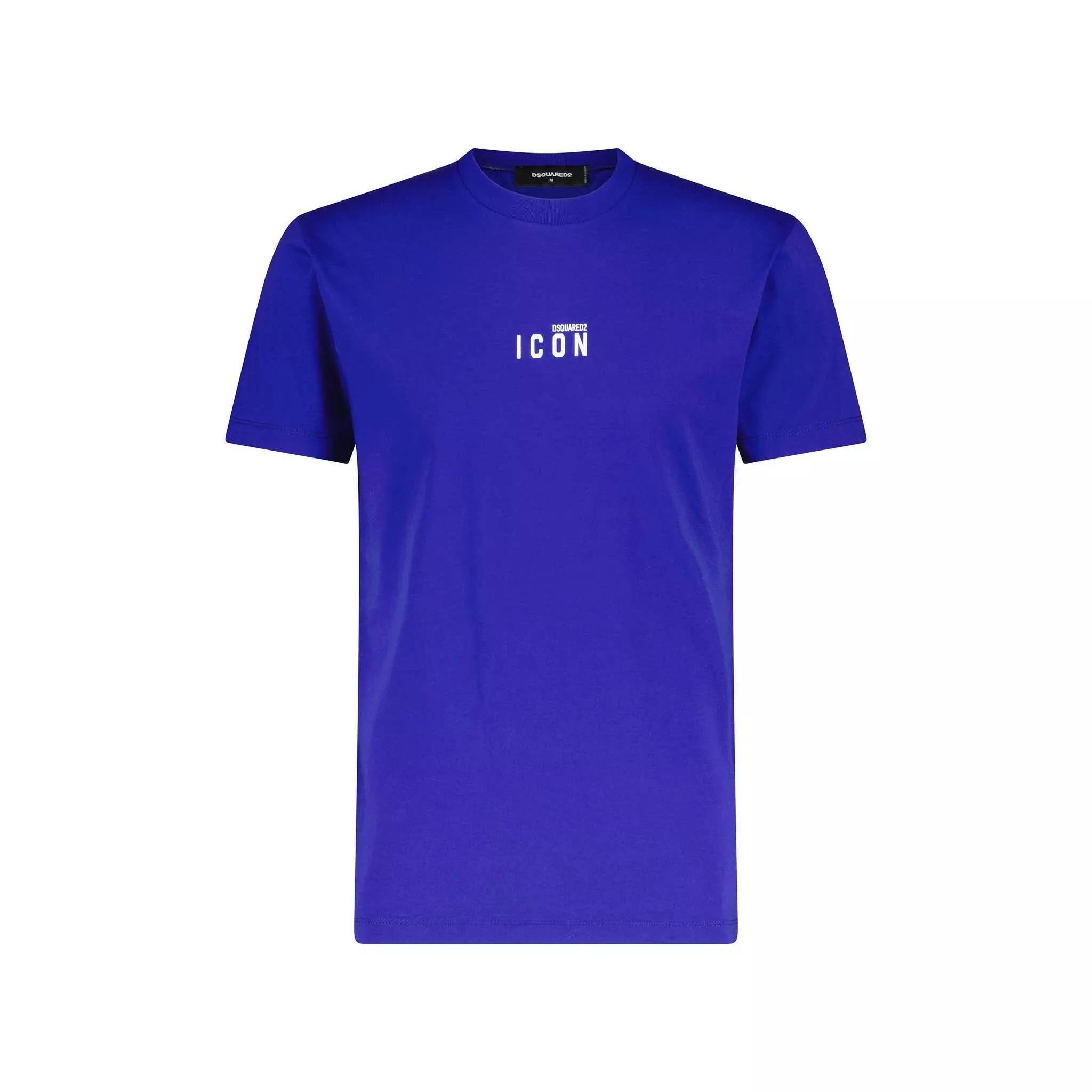 Dsquared2 T-Shirt mit Print 47701893513562 Blau