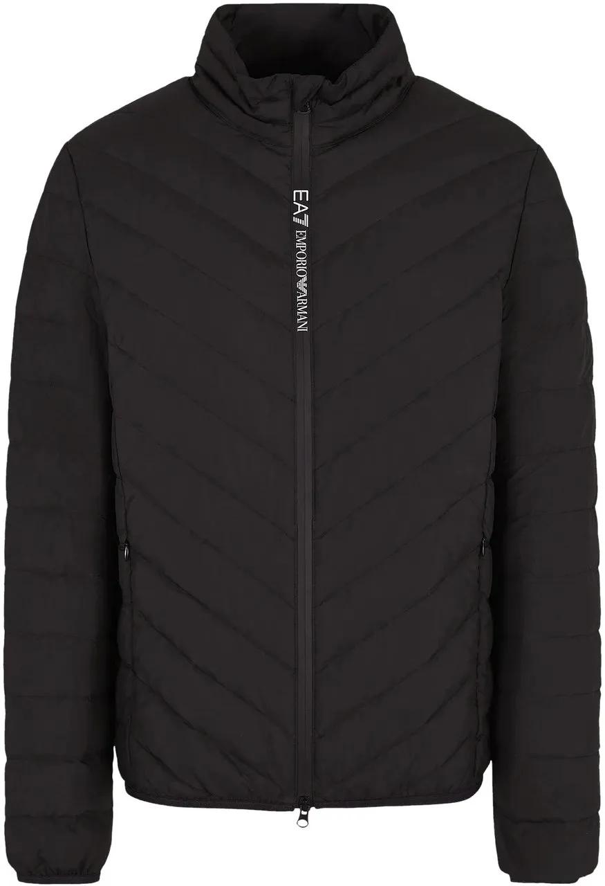 EA7 EA7 Emporio Armani Woven Down Jacket Black schwarz Vestes en duvet