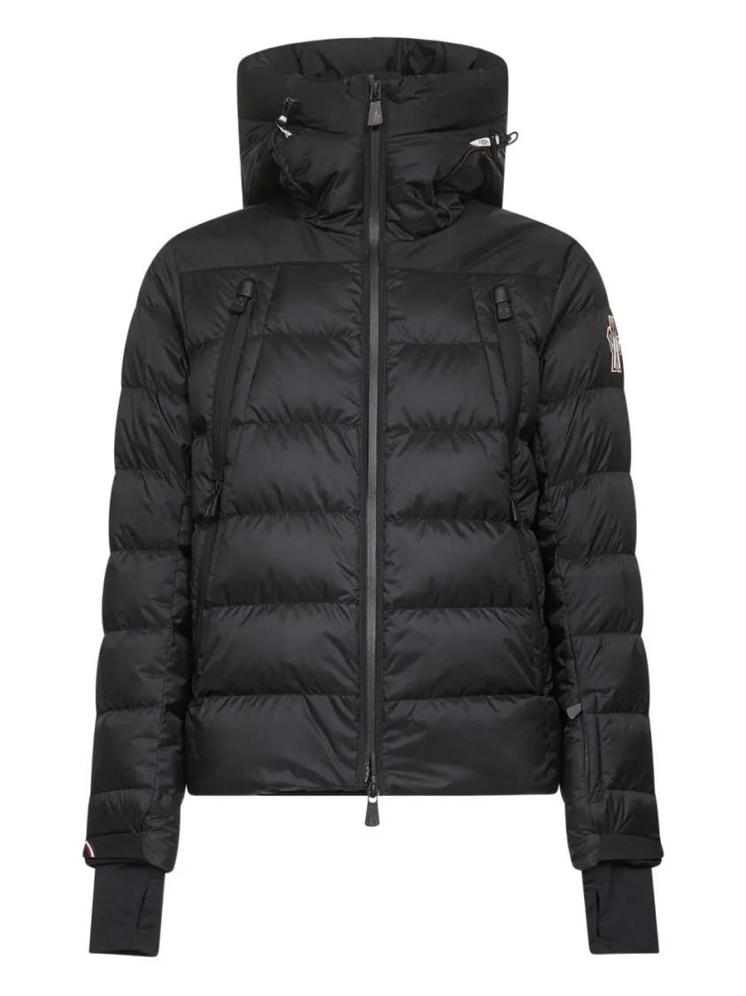 Moncler Horizontal Quilted Black Puffer Jacket Black | Daunenjacke