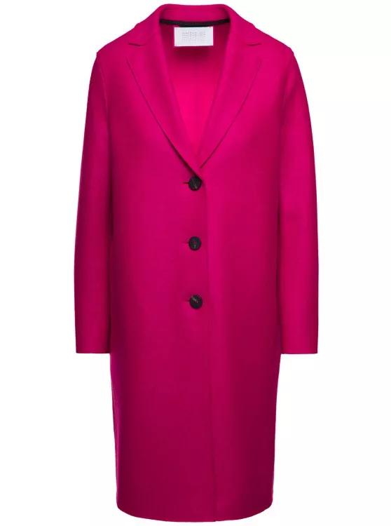 Harris Wharf Pink Overcoat Pink