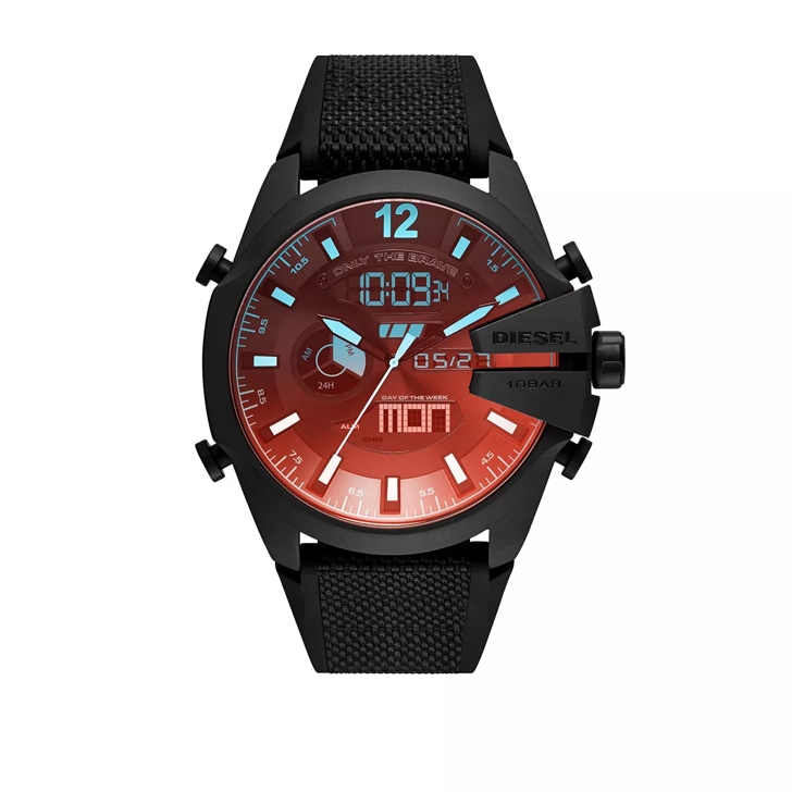 Periodisch Satellit Teppich analog digital uhr Straßenbauprozess Wort ...