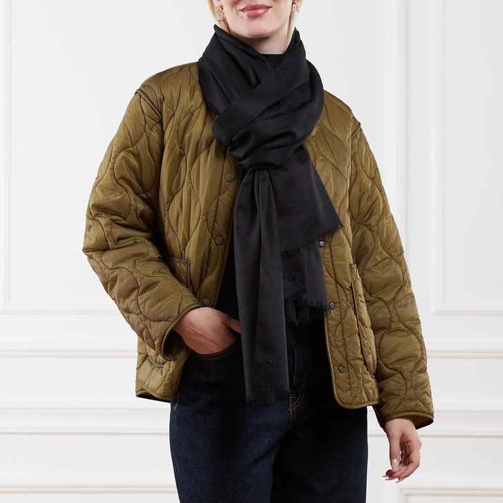 WEEKEND Max Mara Ancora Nero Cashmere Scarf