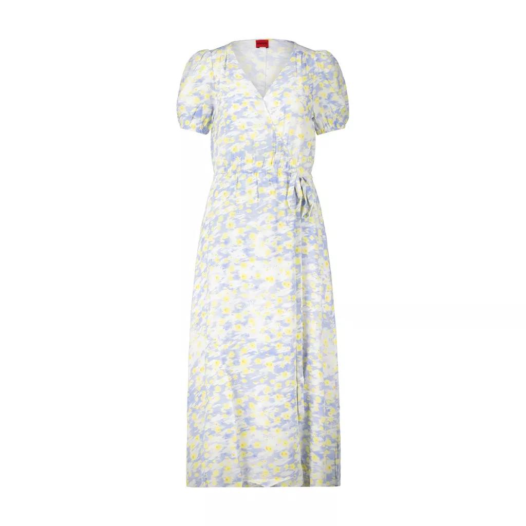 Hugo Sommer-Kleid Kikoni Weiß