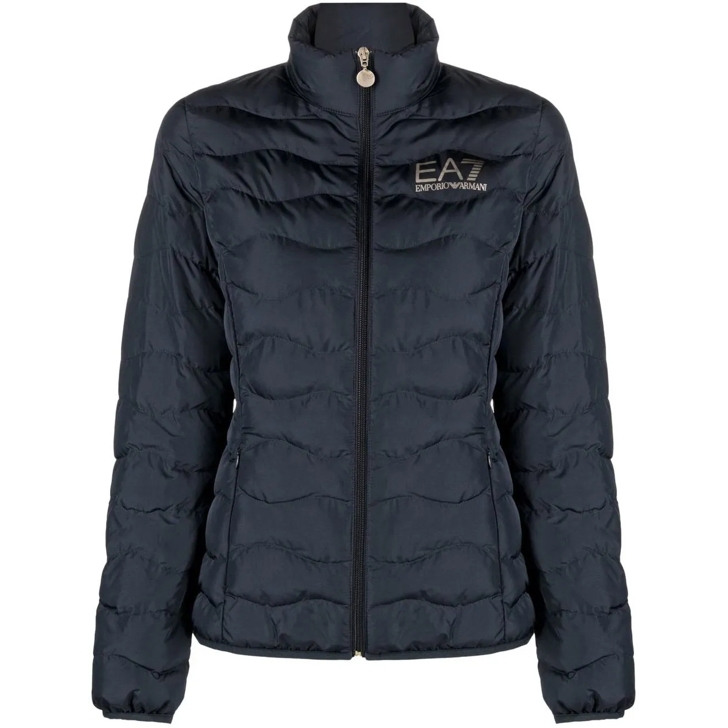 Ea7 coat blue store