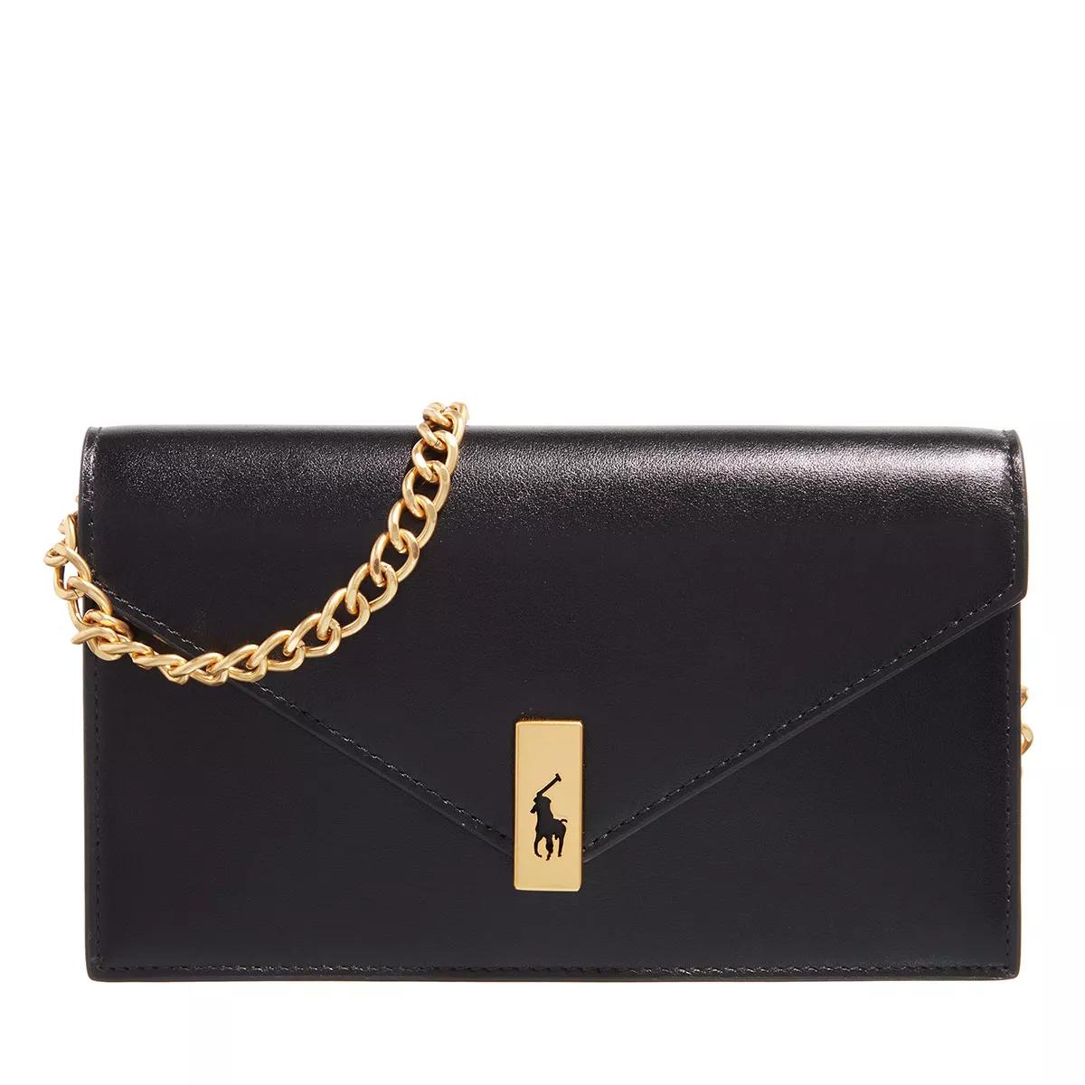 Polo Ralph Lauren Wallet On A Chain Small Black | Portemonnee Aan Een ...