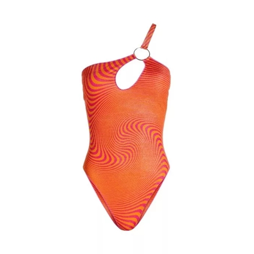 Pin Up Stars Orange One Piece Swimsuit Orange