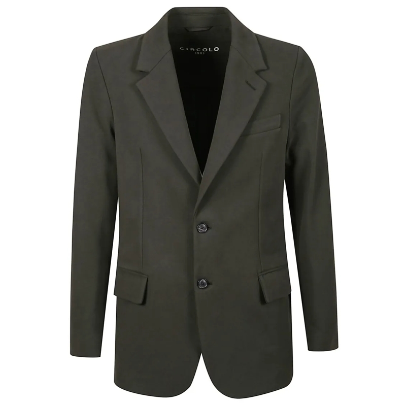CIRCOLO 1901 Tailored Blazer With Two-Button Closure Green | Blazer