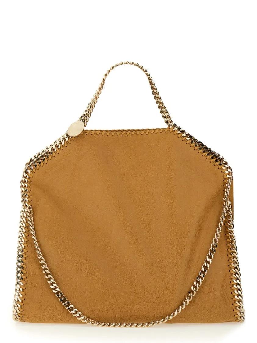 Stella McCartney Falabella Fold Over Tote Bag Brown | Tote