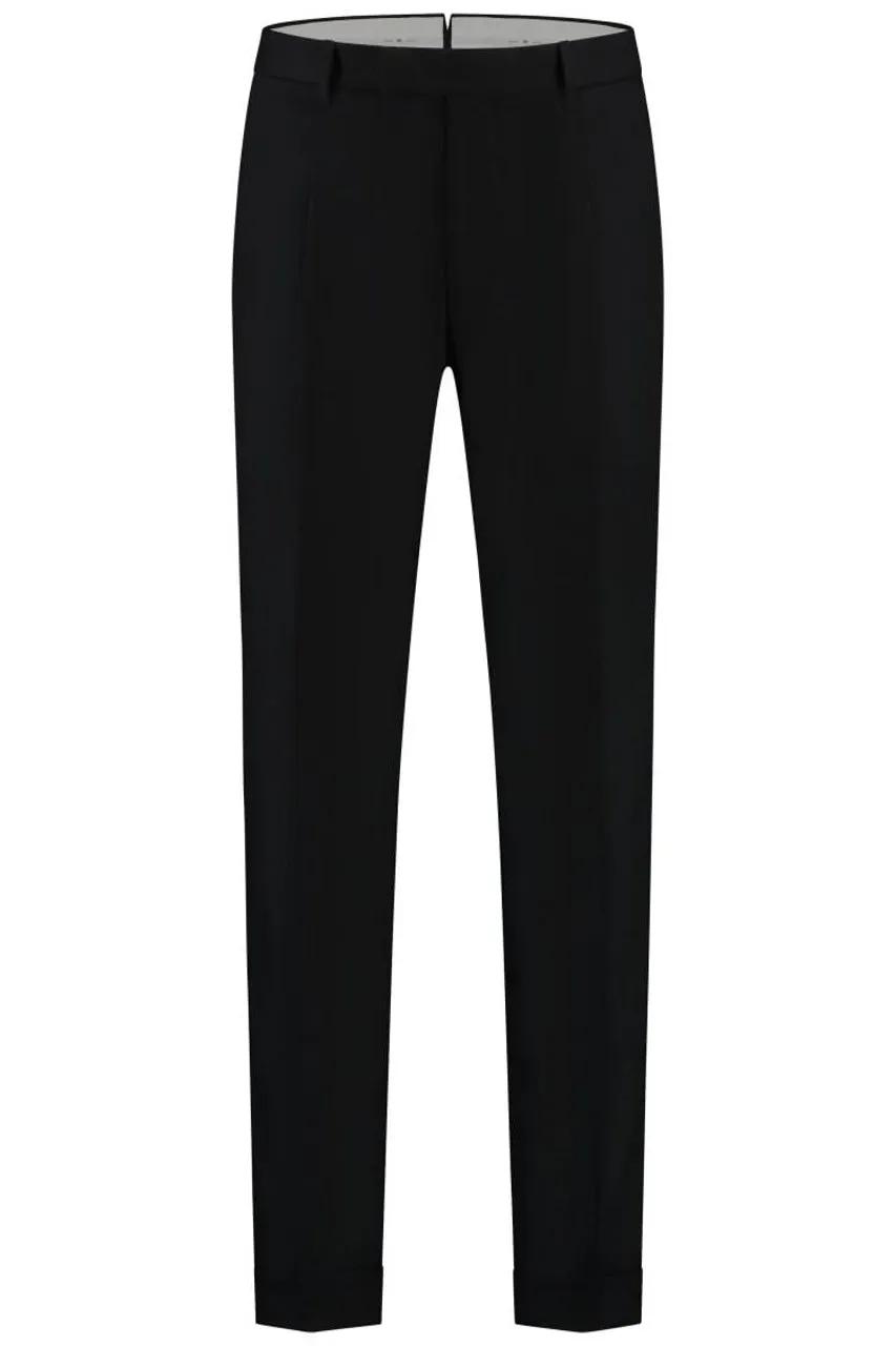 Pt Torino Master, Pleat, Diagonal Pockets, Flap Back Pocket blau | Slim ...