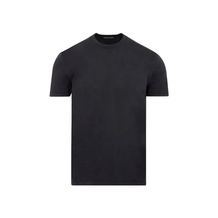 Tom Ford Black Basic T-Shirt Black