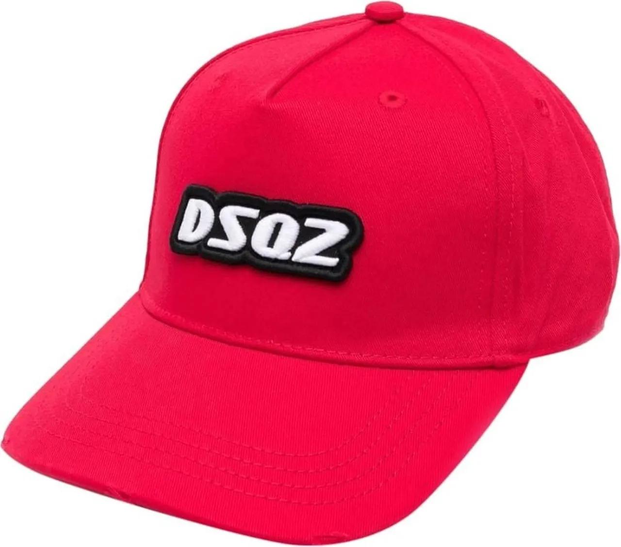 Dsquared2 Dsq2 Logo Baseball Cap rot
