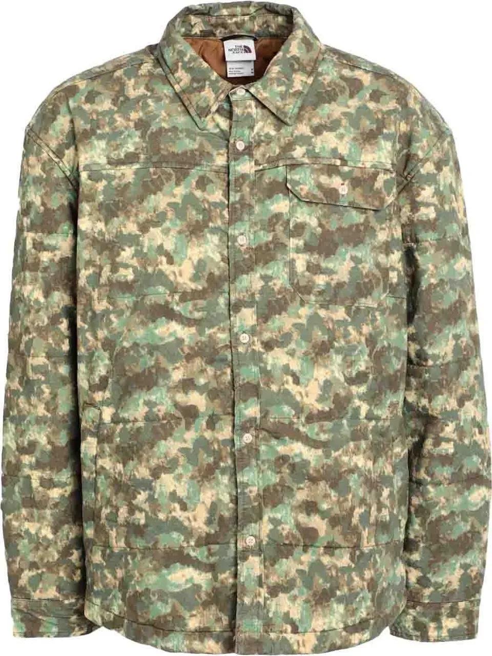 The North Face M66 Camo Stuffed Shirt Jacket grun Daunenjacken