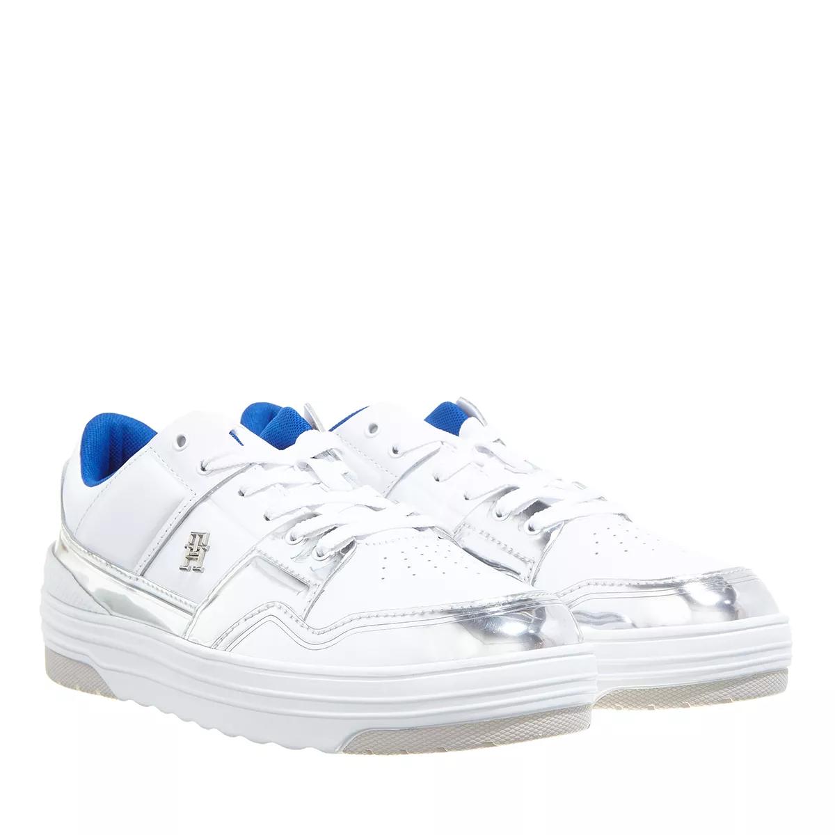 Tommy Hilfiger Th Lo Basket Silver Low Top Sneaker