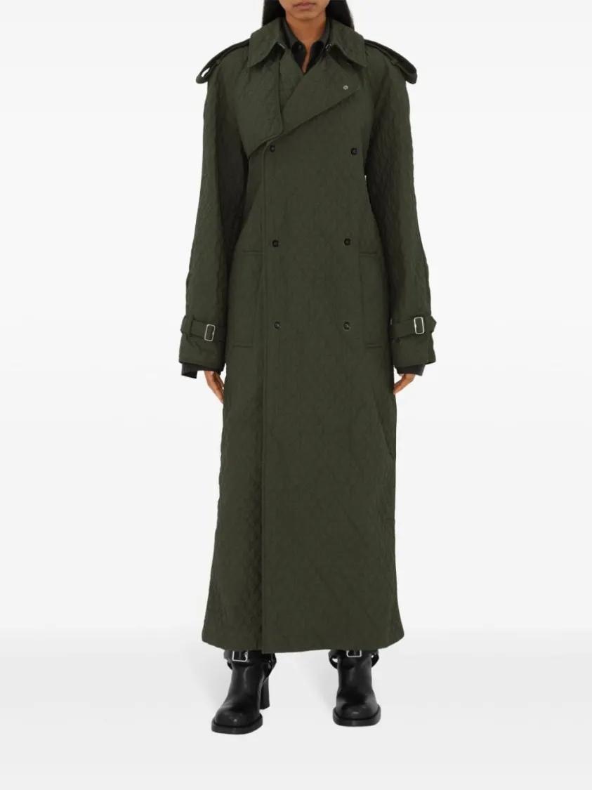 Green trench coat mens store