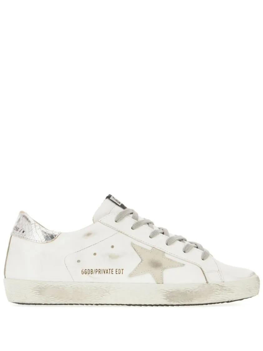 Golden Goose Signature Star Patch White Sneakers White | Low-Top Sneaker