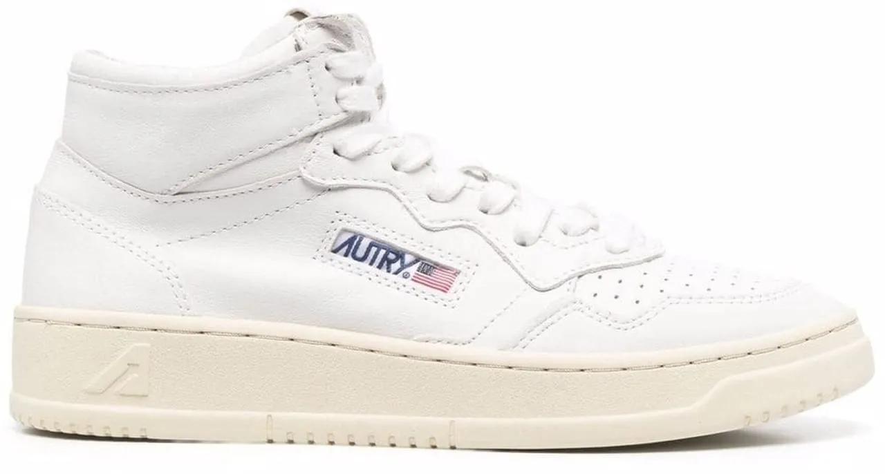 Autry International baskets a patch logo 5 weiß | Low-Top Sneaker