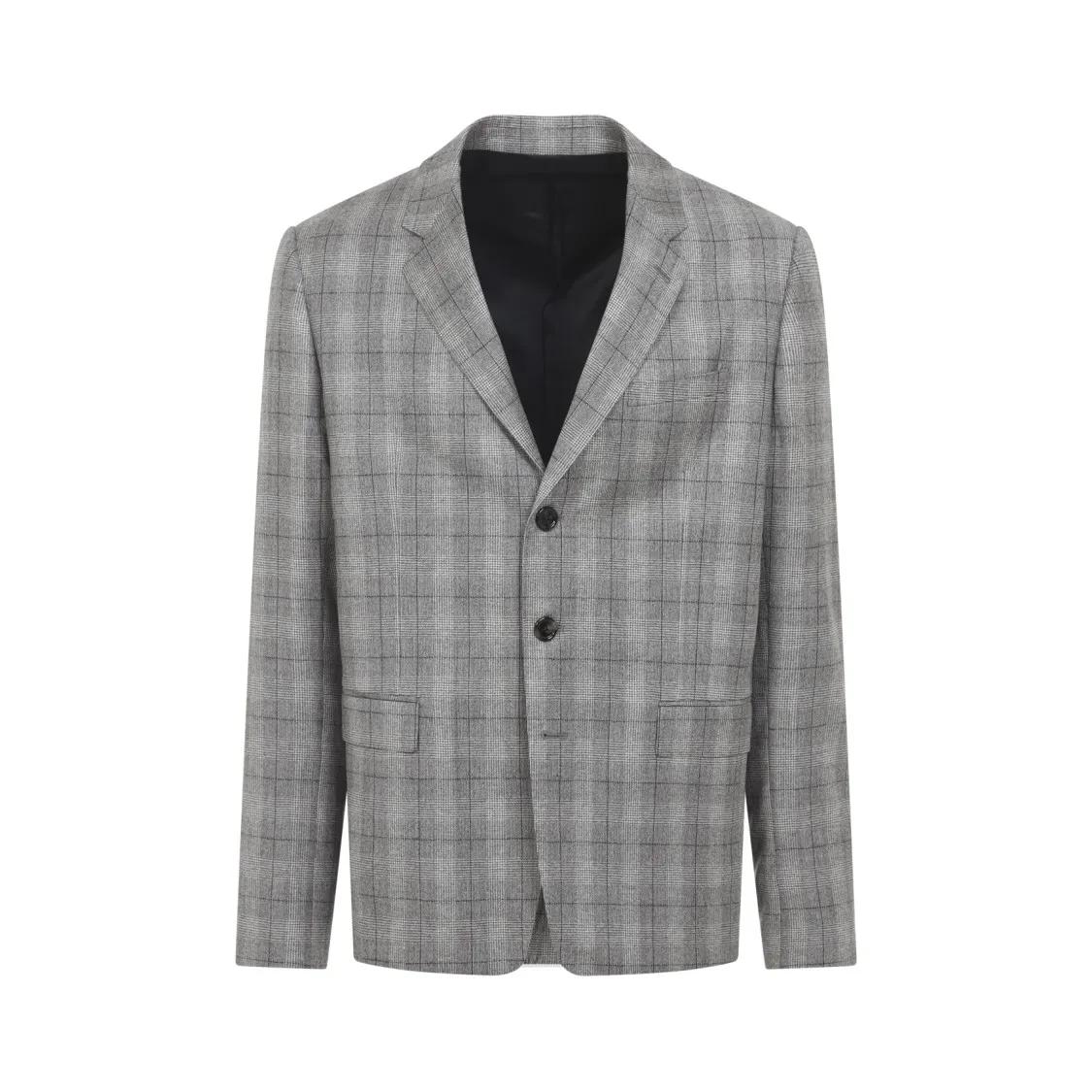 Celine Veste Junior Demi-Plastron Jacket Grey | Blazer